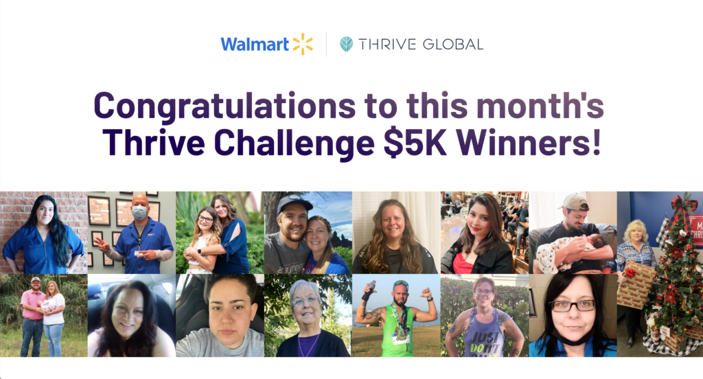 Meet The 15 Thrive Challenge Winners for This Month - Thrive Global