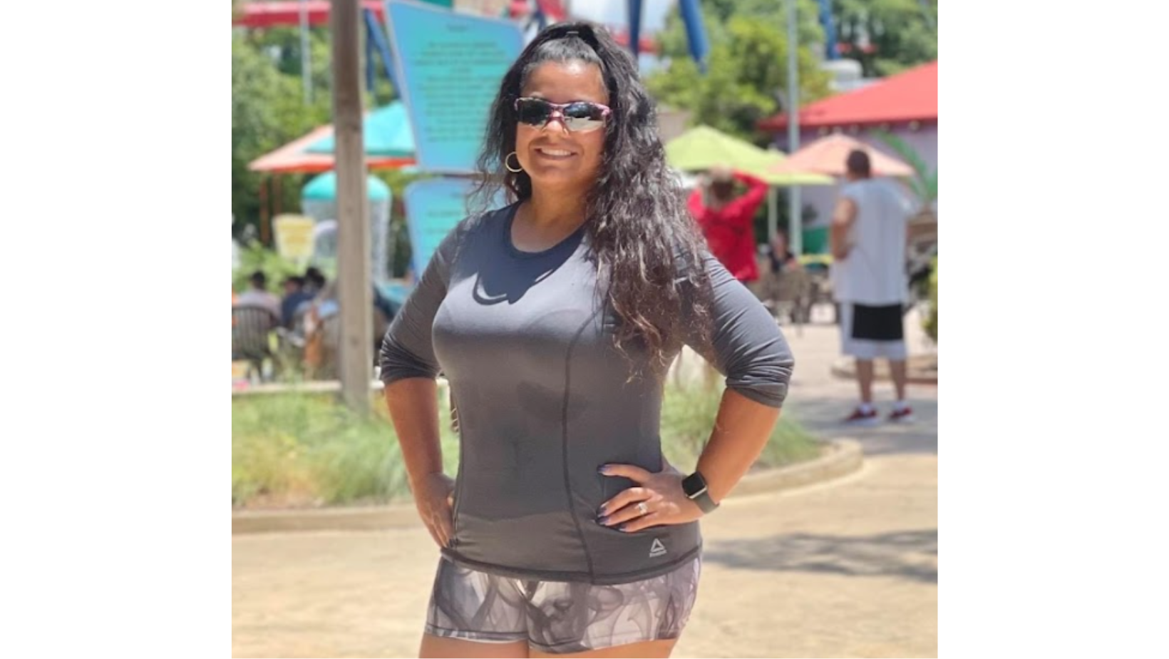 Running and Rollerblading, Eloisa Has Energy For Her Kids and Herself ...